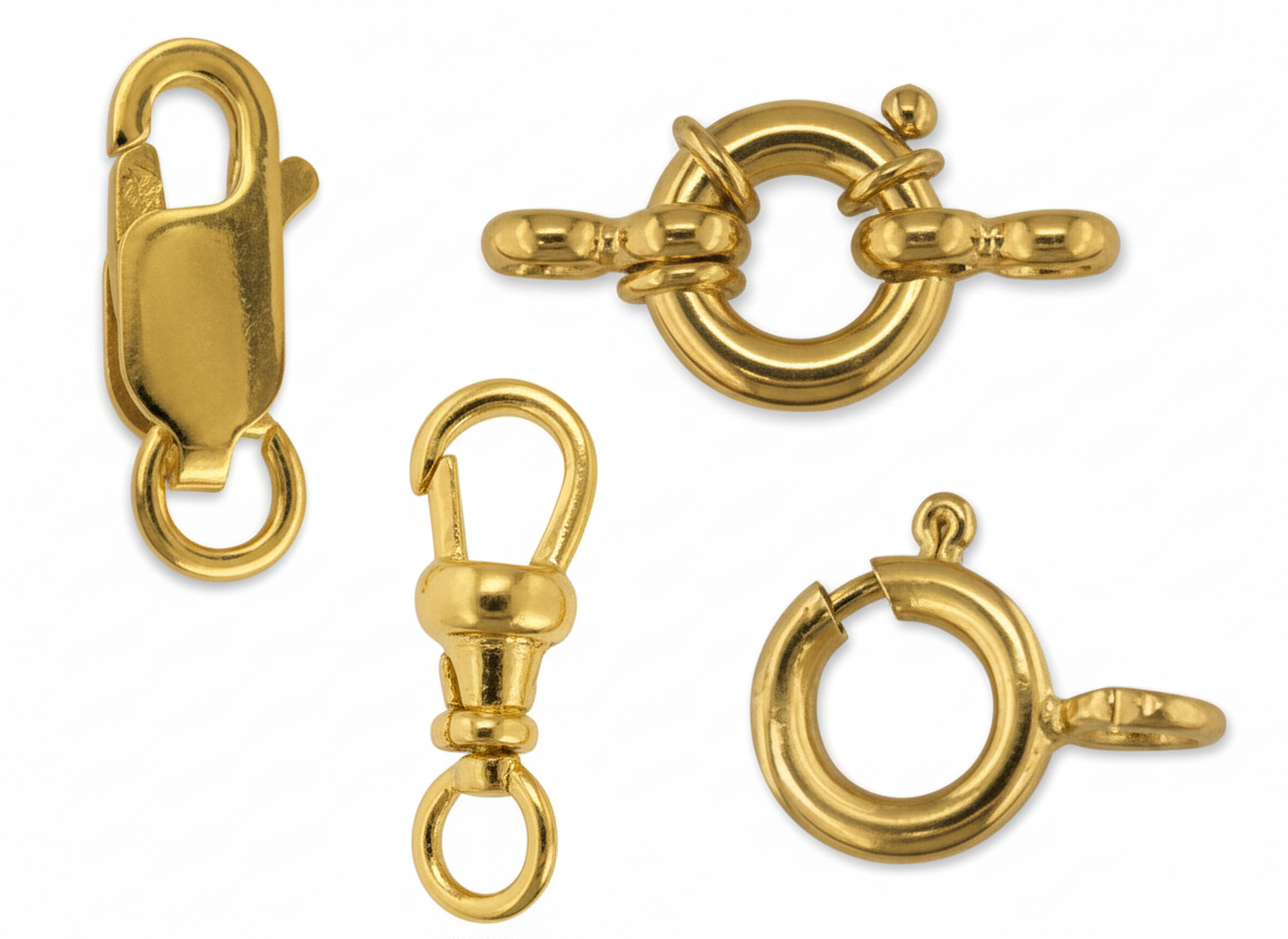 Complete guide to 18k gold clasps for your jewelry creations – La Fille ...